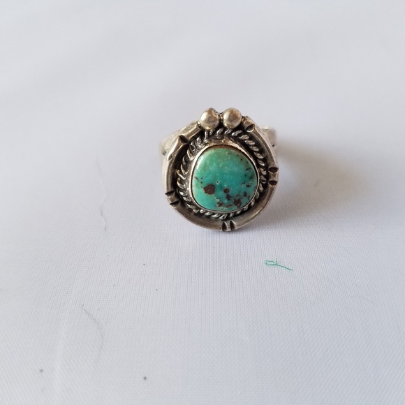 Jewelry | Vintage Silver Turquoise Ring 196s | Poshmark